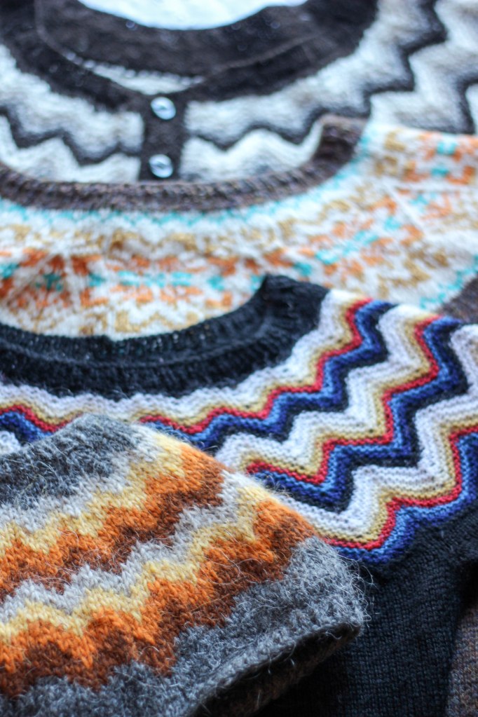 machine knitting for a yoke – ella gordon