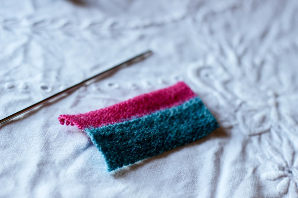 machine knitting for a yoke – ella gordon